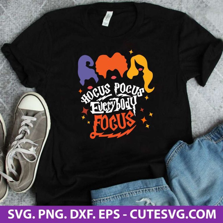 Hocus Pocus Everybody Focus SVG, Horror Movies SVG, Halloween SVG ...